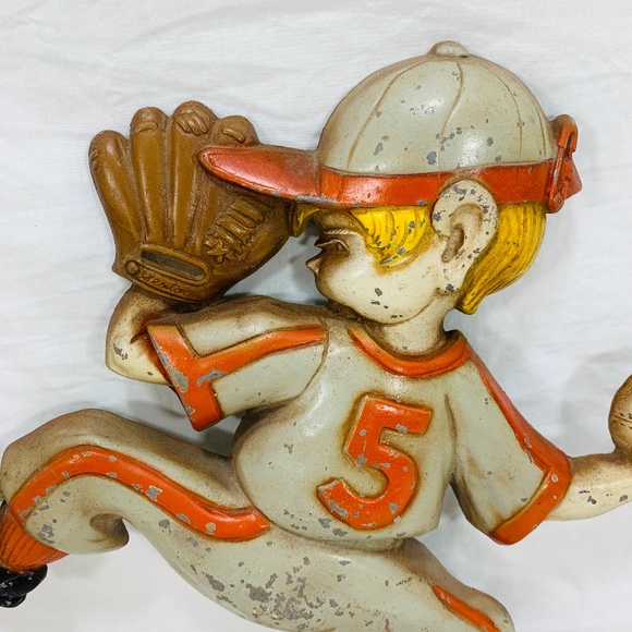 Vintage | Accents | 2 Vintage Sexton 97s Metal Baseball Players | Poshmark